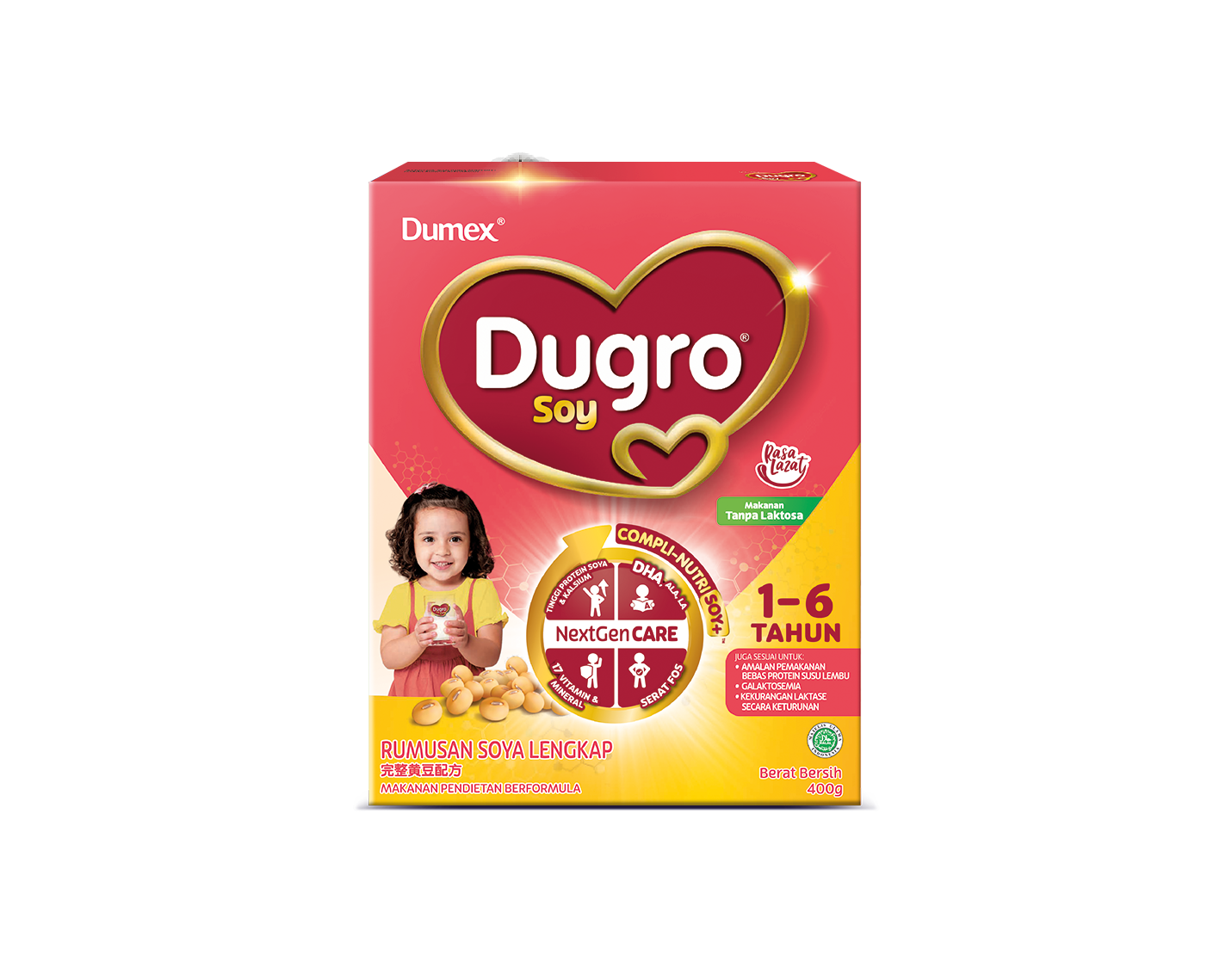 Dugro® Sure | Susu Tinggi Serat & Nutrien Tumbesaran | Dugro® MY
